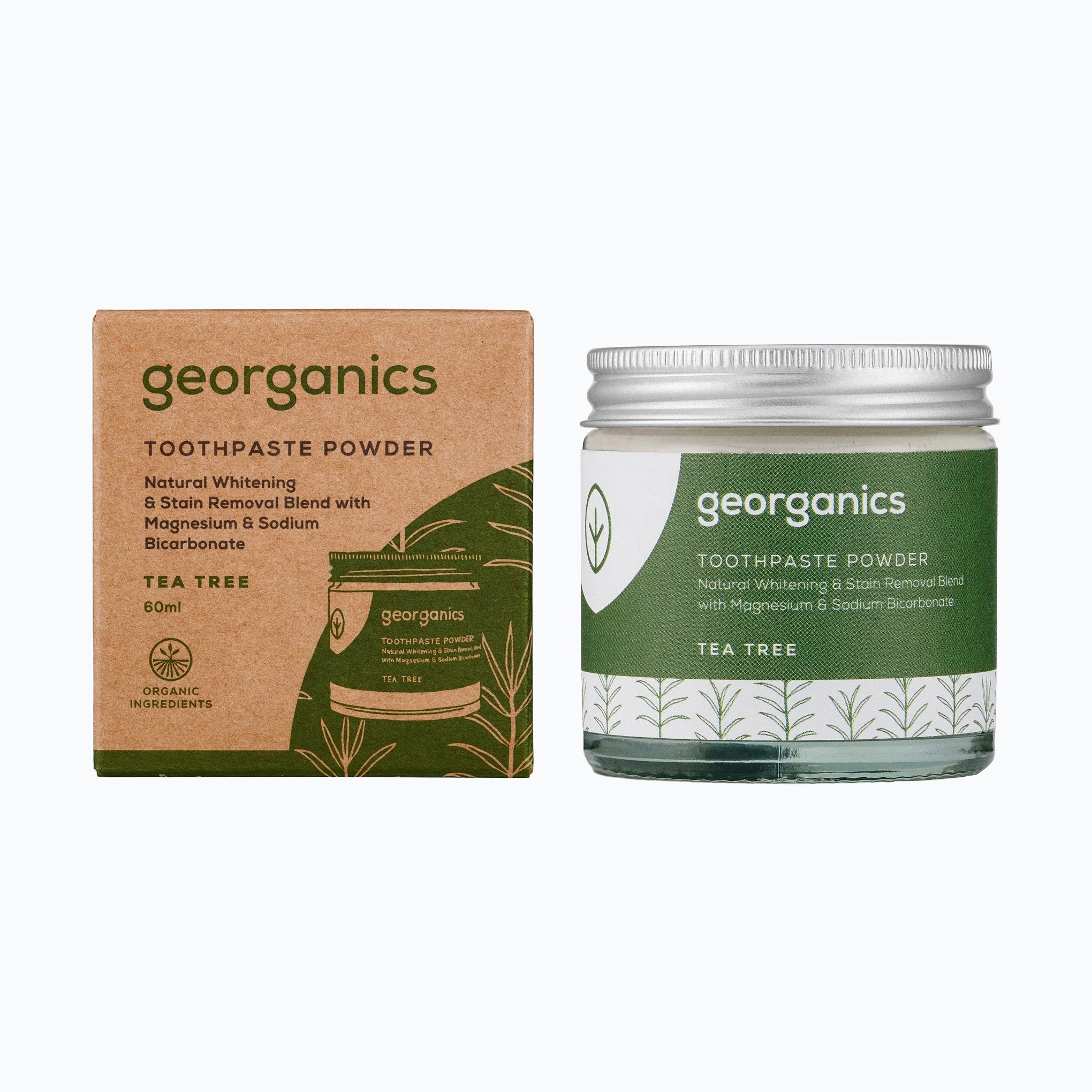 Georganics – Минеральные зубные пасты/Чайное дерево